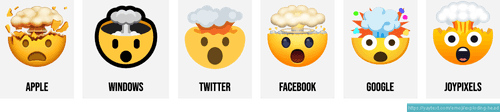 🤯 Exploding head emoji (BOOM!)