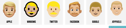 👨 Man emojis (w/ 40+ skin, hair colors, & facial hair combos) 👨🏻🧔🏼👨🏽‍🦰👨 ...