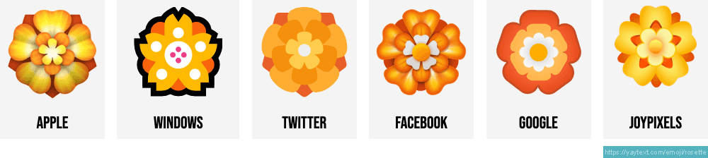 🏵️ Rosette emoji