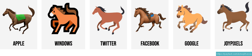 🐎 Horse emoji