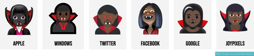 🧛 Vampire emojis 🧛🏻🧛🏼🧛🏽🧛🏾🧛🏿🧛‍♂️🧛‍♀️