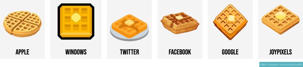 🧇 Waffle emoji