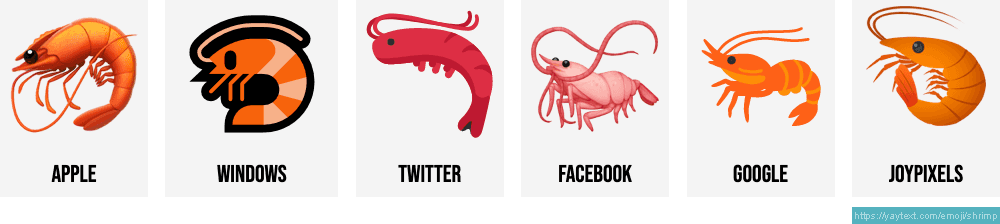 🦐 Shrimp emoji