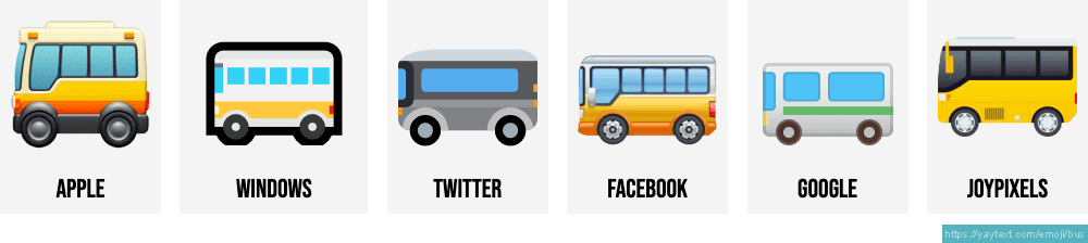 🚌 Bus emoji
