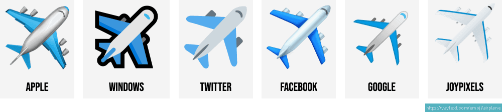 ️ Airplane emoji