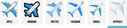 ️ Emoji d'avion