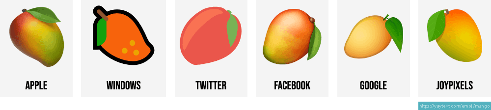 🥭 Mango emoji