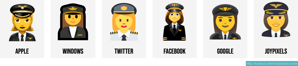 🧑‍ ️ Airplane pilot emojis 🧑🏻‍ ️🧑🏼‍ ️🧑🏽‍ ️🧑🏾‍ ️🧑🏿‍ ️👨‍ ️👩‍ ️
