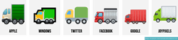 🚛 Articulated lorry emoji