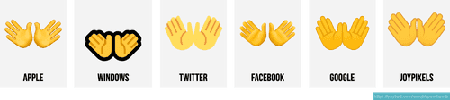 👐 Open hands emojis 👐🏻👐🏼👐🏽👐🏾👐🏿