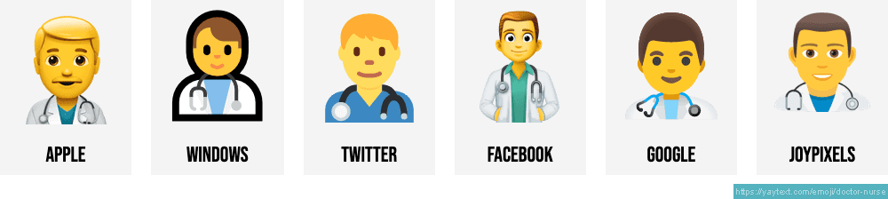 🧑‍⚕️ Nurse, doctor, & health worker emojis 🧑🏻‍⚕️🧑🏼‍⚕️🧑🏽‍⚕️🧑🏾‍⚕️🧑🏿‍⚕️👨‍⚕ ...