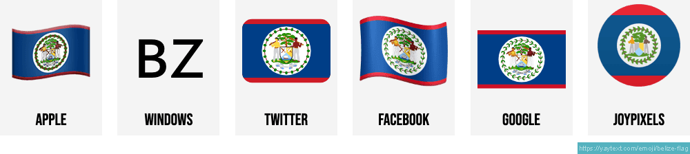 🇧🇿 Flag of Belize emoji