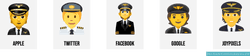 🧑‍ ️ Airplane pilot emojis 🧑🏻‍ ️🧑🏼‍ ️🧑🏽‍ ️🧑🏾‍ ️🧑🏿‍ ️👨‍ ️👩‍ ️