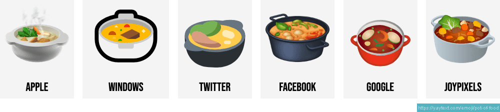 🍲 Pot of food emoji