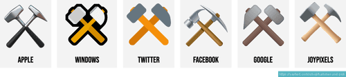 ⚒️ Hammer & pick emoji