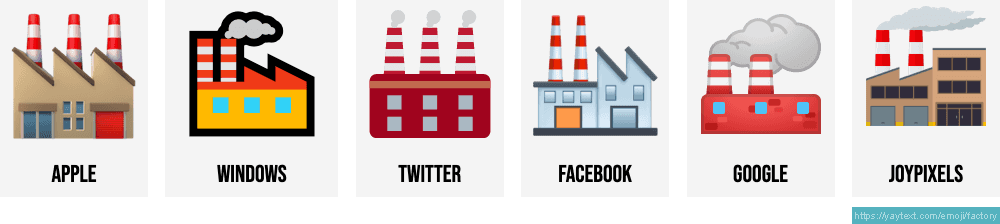 🏭 Factory emoji