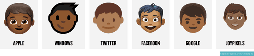 👦 Boy face emojis 👦🏻👦🏼👦🏽👦🏾👦🏿