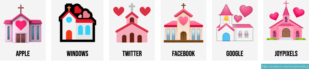 💒 Wedding emoji