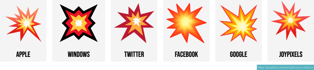 💥 Boom collision emoji