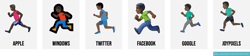 🏃 Runner emojis 🏃🏻🏃🏼🏃🏽🏃🏾🏃🏿🏃‍♂️🏃‍♀️