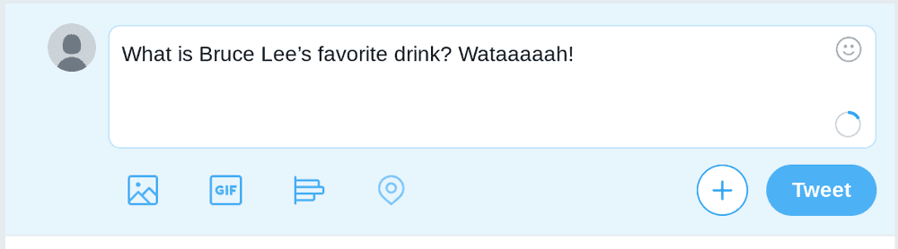 How do I write in italics on Twitter?