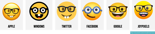 🤓 Emoji visage intello