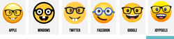 🤓 Emoji visage intello