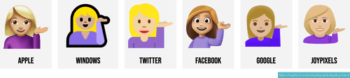 💁 Person tipping hand emojis 💁🏻💁🏼💁🏽💁🏾💁🏿💁‍♂️💁‍♀️