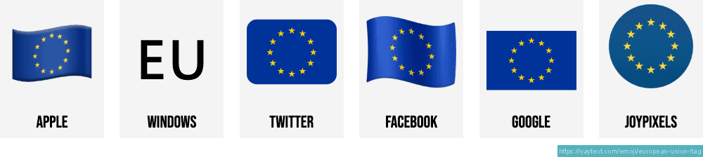 🇪🇺 Flag of European Union emoji