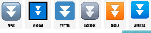 ⏬ Fast down button emoji