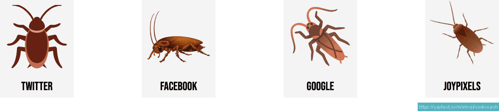 🪳 Cockroach emoji