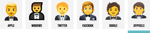 🤵 Tuxedo wearing emojis 🤵🏻🤵🏼🤵🏽🤵🏾🤵🏿🤵‍♂️🤵‍♀️