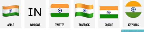 🇮🇳 Flag of India emoji