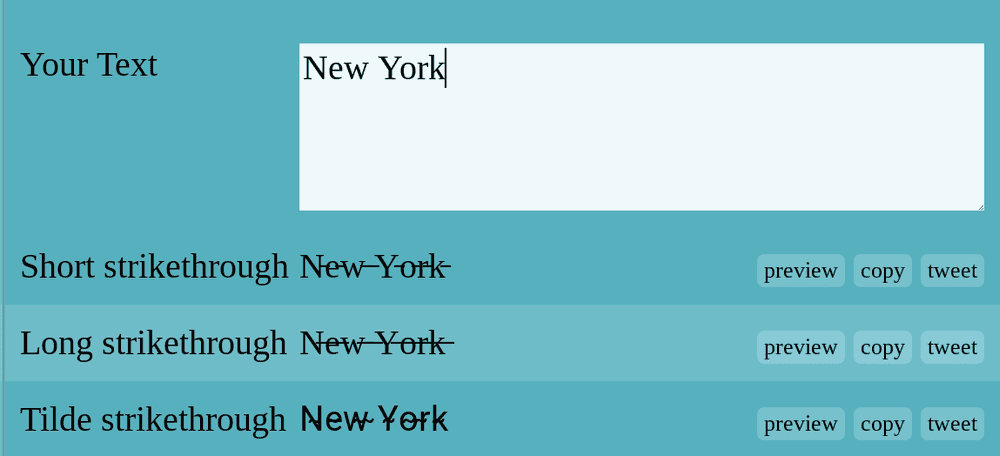 How do I strikethrough text on Facebook?