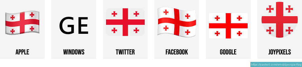 🇬🇪 Flag of Georgia emoji