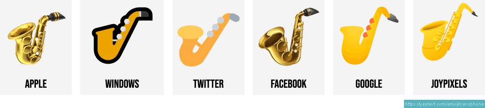 🎷 Saxophone emoji