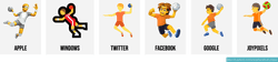 🤾 Playing handball emojis 🤾🏻🤾🏼🤾🏽🤾🏾🤾🏿🤾‍♂️🤾‍♀️