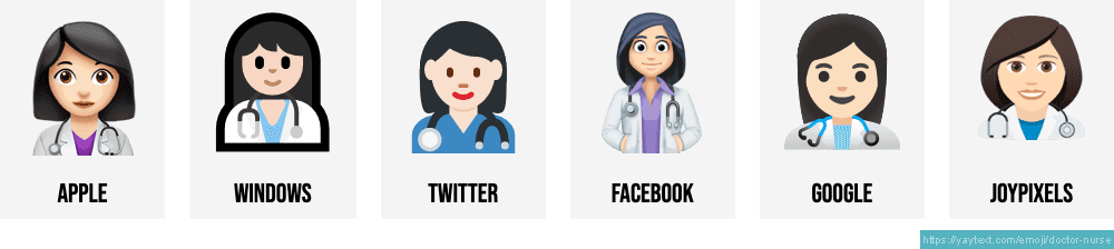 🧑‍⚕️ Nurse, doctor, & health worker emojis 🧑🏻‍⚕️🧑🏼‍⚕️🧑🏽‍⚕️🧑🏾‍⚕️🧑🏿‍⚕️👨‍⚕ ...
