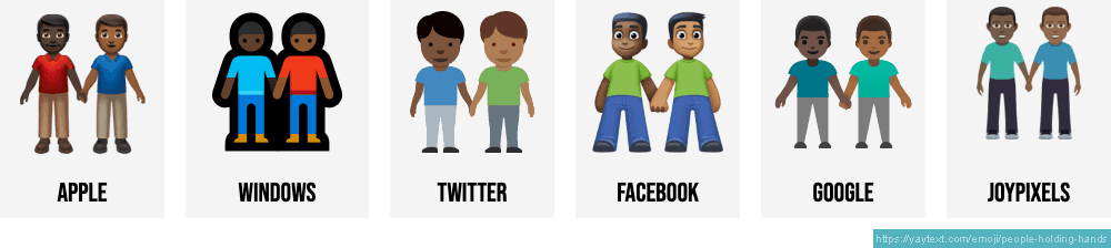 🧑‍🤝‍🧑 People holding hands emojis (100+ skin tone variations) 🧑🏻‍🤝‍🧑🏽🧑🏻 ...