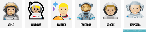 🧑‍🚀 Astronaut emojis 🧑🏻‍🚀🧑🏼‍🚀🧑🏽‍🚀🧑🏾‍🚀🧑🏿‍🚀👨‍🚀👩‍🚀