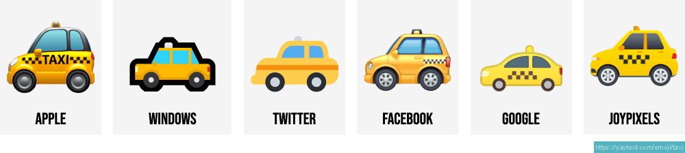 🚕 Taxi emoji