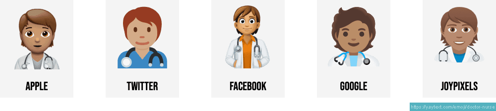 🧑‍⚕️ Nurse, doctor, & health worker emojis 🧑🏻‍⚕️🧑🏼‍⚕️🧑🏽‍⚕️🧑🏾‍⚕️🧑🏿‍⚕️👨‍⚕ ...