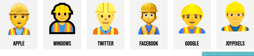 👷 Construction worker emojis 👷🏻👷🏼👷🏽👷🏾👷🏿👷‍♂️👷‍♀️