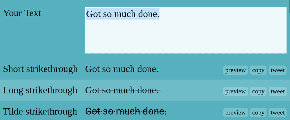 How do I strikethrough text on Facebook?