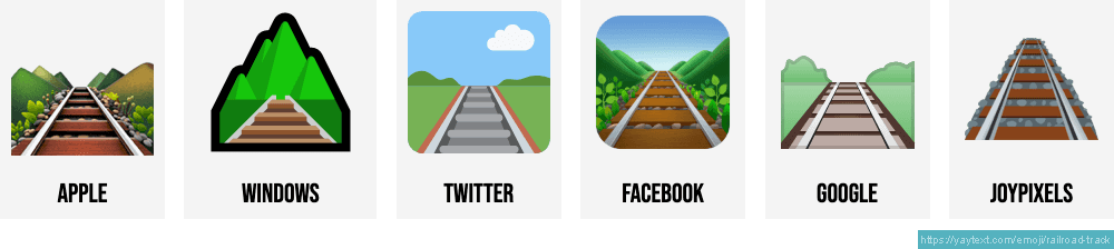 🛤️ Railway track emoji