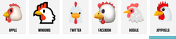🐔 Chicken emoji