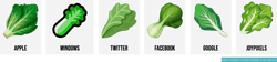 🥬 Leafy green / lettuce emoji