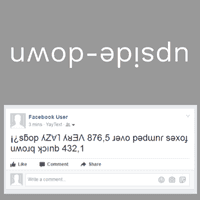Texto al revés usando Unicode - séʌǝɹ ןɐ oʇxǝʇ