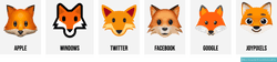 🦊 emoji de zorro