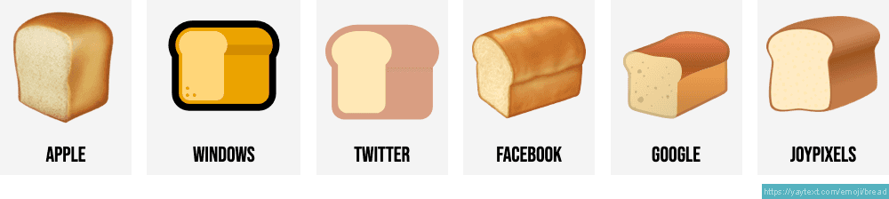 🍞 Loaf of bread emoji